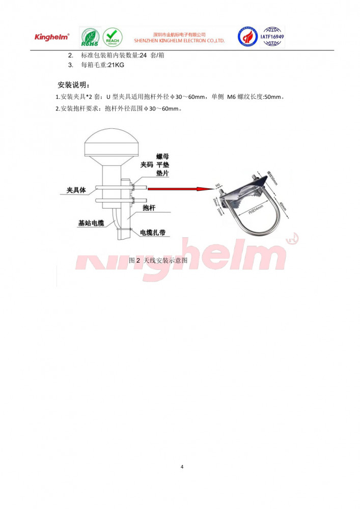 KH-GPS/BD-SS04 technical specification page 4