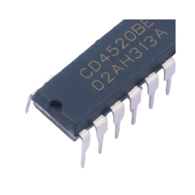 lingxingic CD4520BM(LX) Dual Binary Up Counter Chip for Counters and Dividers