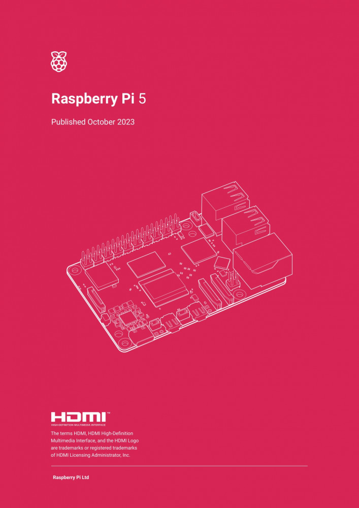 Raspberry Pi 5 technical document page 1