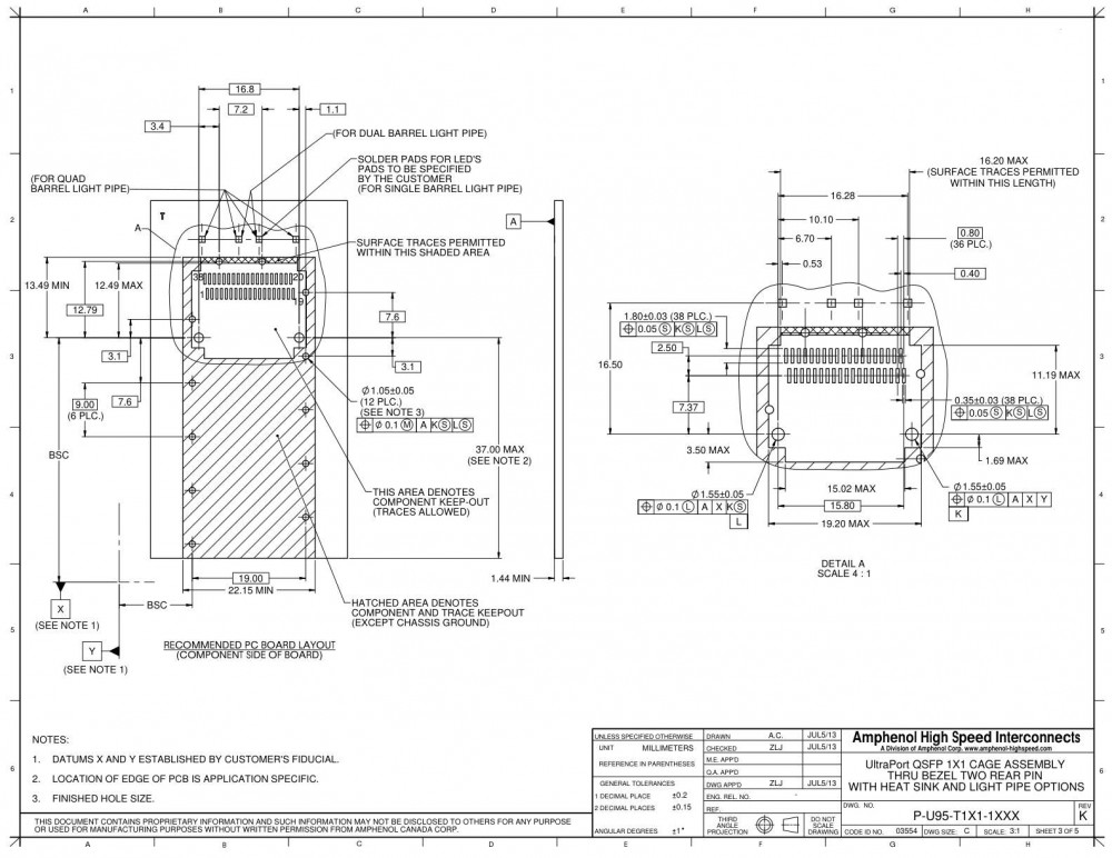 Amphenol U95T1111001 drawing page 3