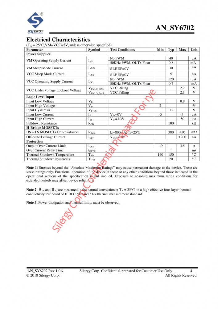 SY6702DFC datasheet page 4