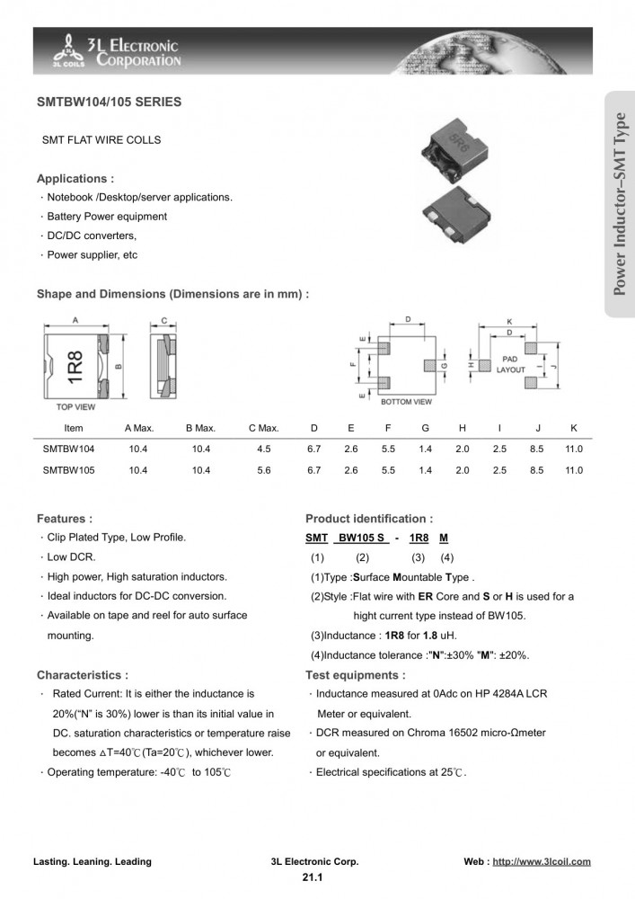 3L COILS catalogue page 2