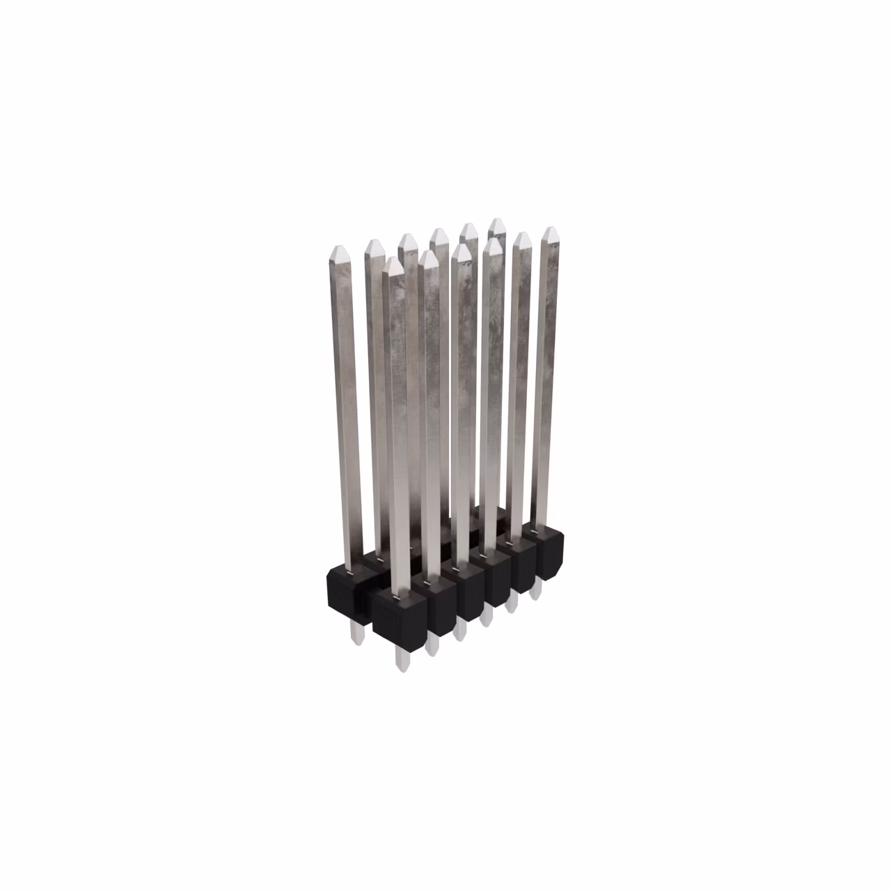 MX150 Dual Row Header, Vertical, 12 Circuits, 2.5µm Tin (Sn) Plating, 27.77mm Mating Pin Length, 3.05mm PC Tail Length for sale
