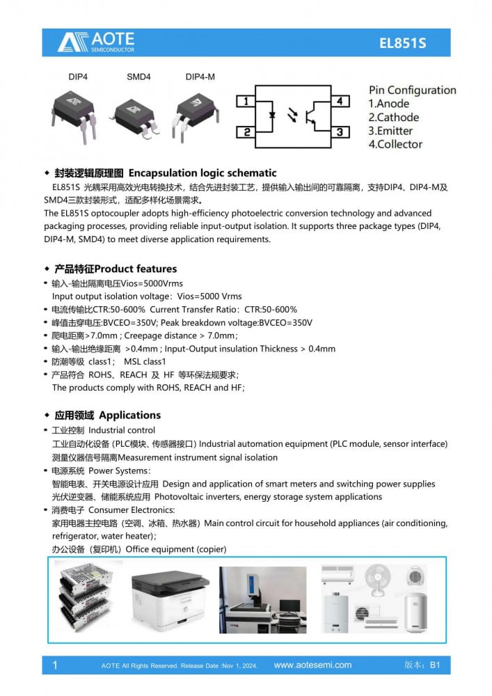 EL851S datasheet page 2