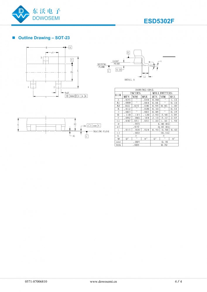 ESD5302F datasheet page 4