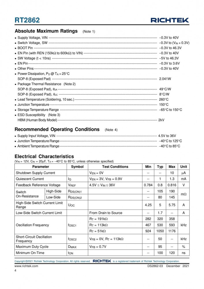 RT2862 technical document, page 4