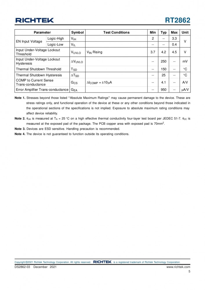 RT2862 technical document, page 5