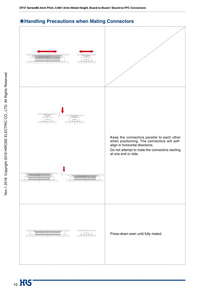 HRS DF37 Series datasheet page 10