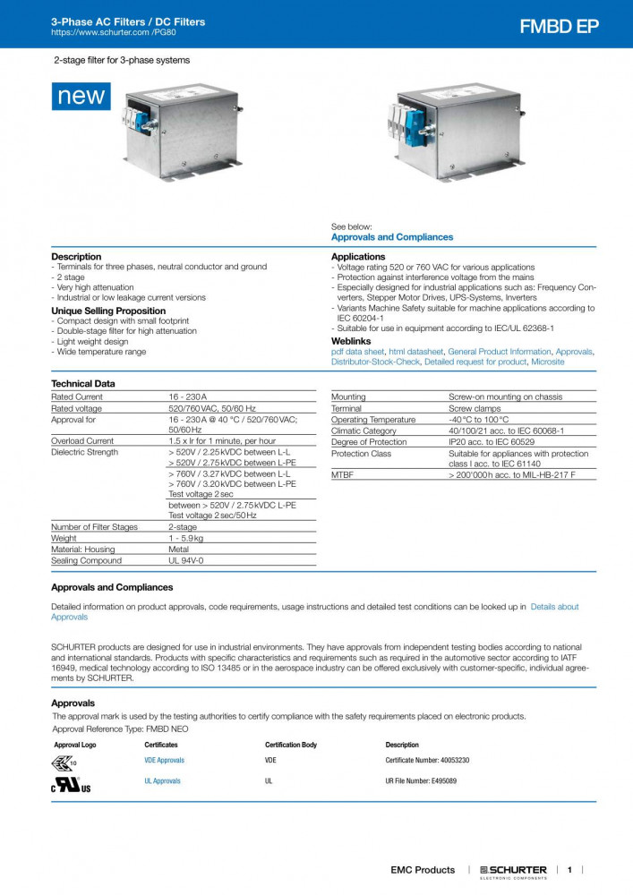 FMBD-395B-5012 datasheet page 1
