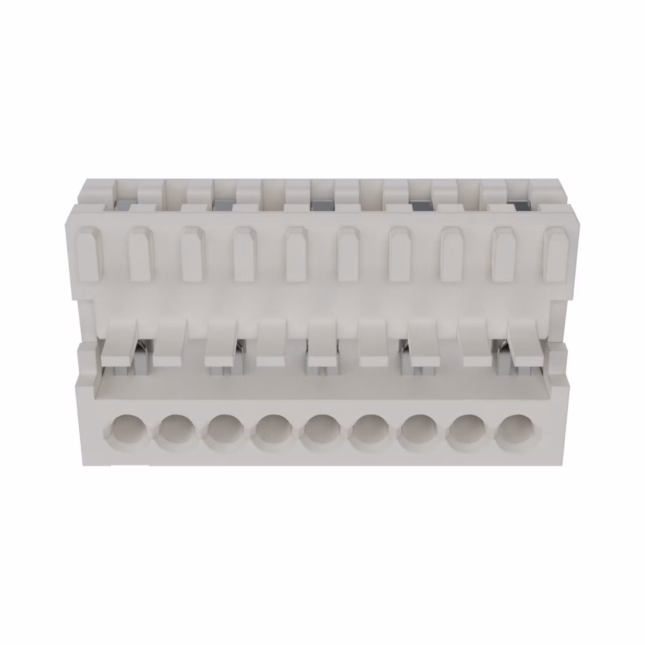 Appli-Mate RAST 2.5 IDT Housing, 5.00mm Pitch, Female, 5 Circuits, All Position Keys, Open Endwalls for sale