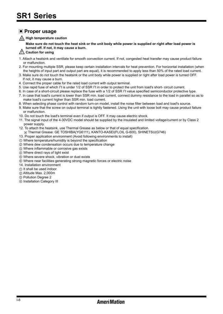 SR1 series datasheet page 4
