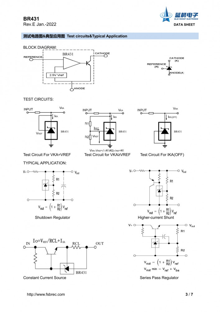 BR431 datasheet page 3