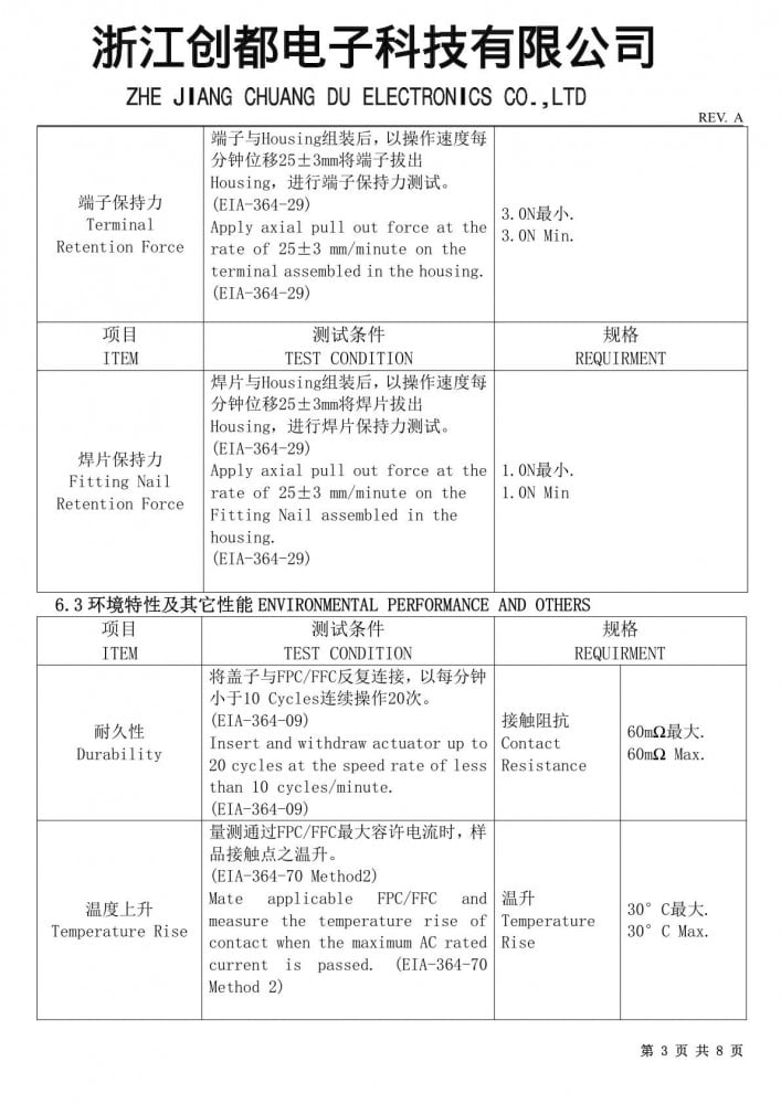 CAX-AFA07-09XCB-H2.5 technical document page 6