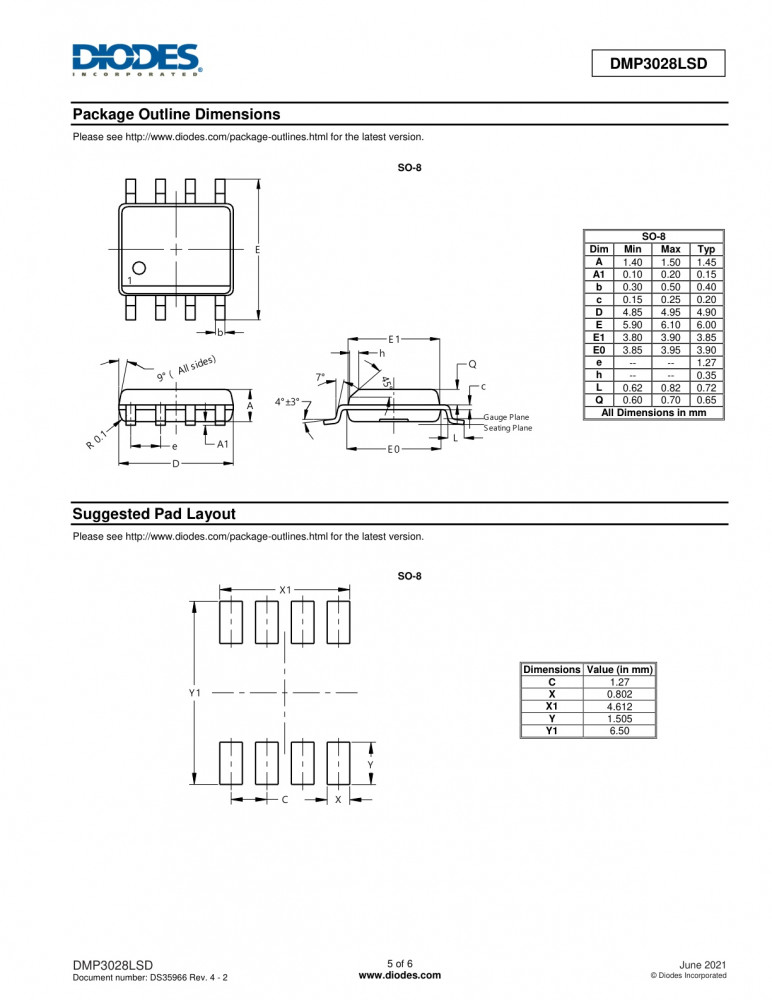DMP3028LSD-13 datasheet page 5