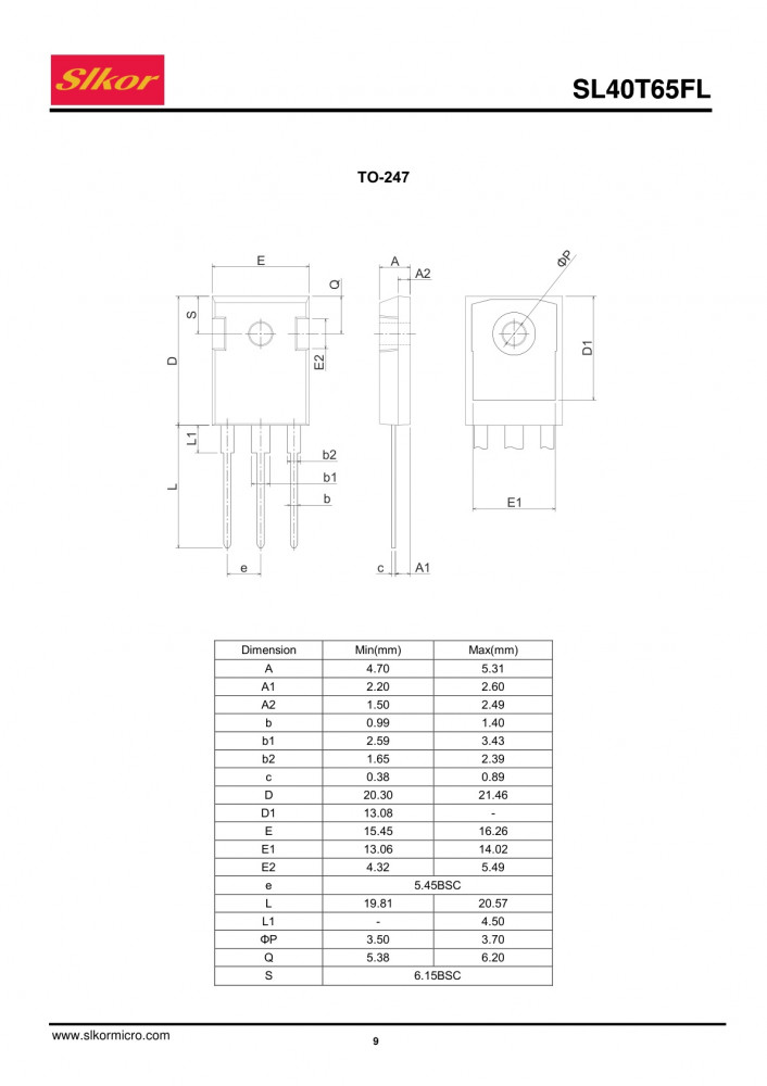 SL40T65FL datasheet page 9