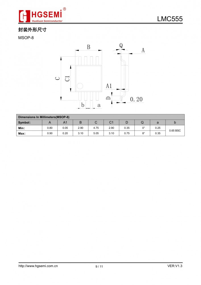 LMC555M/TR datasheet page 9