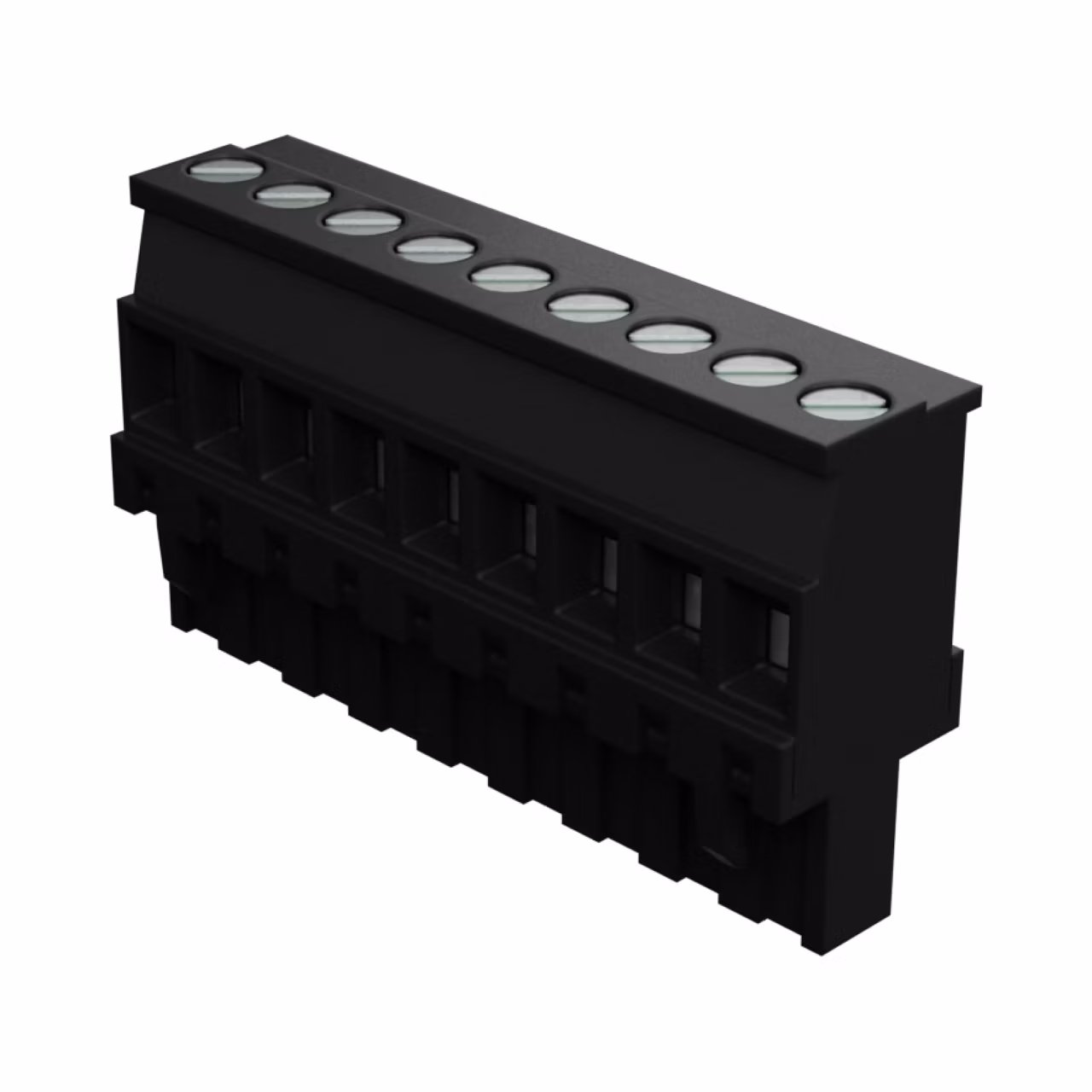 5.08mm Pitch Eurostyle Vertical Plug, Front Wire Entry, 9 Circuits for sale