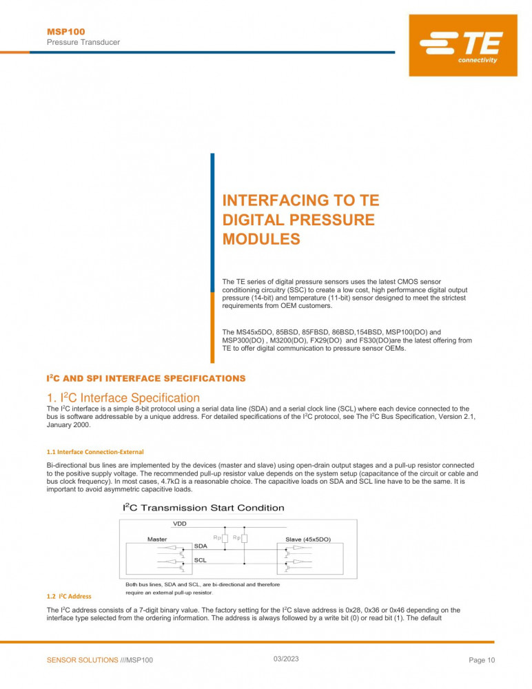 MSP100 document page 10