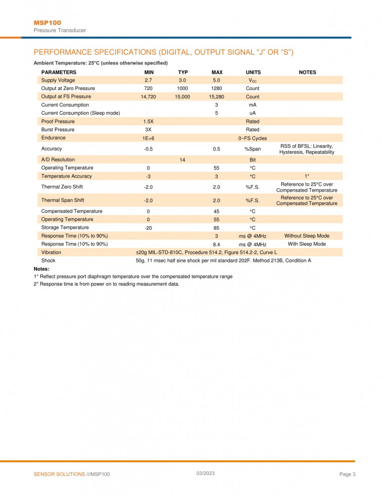 MSP100 document page 3