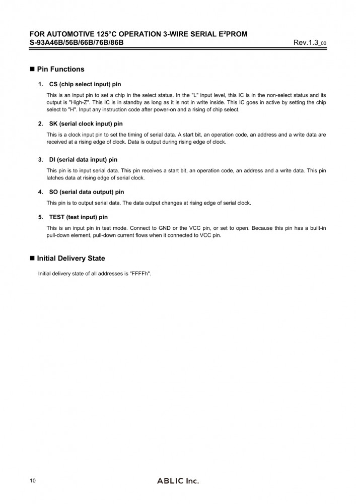 S-93A46B/56B/66B/76B/86B datasheet page 10