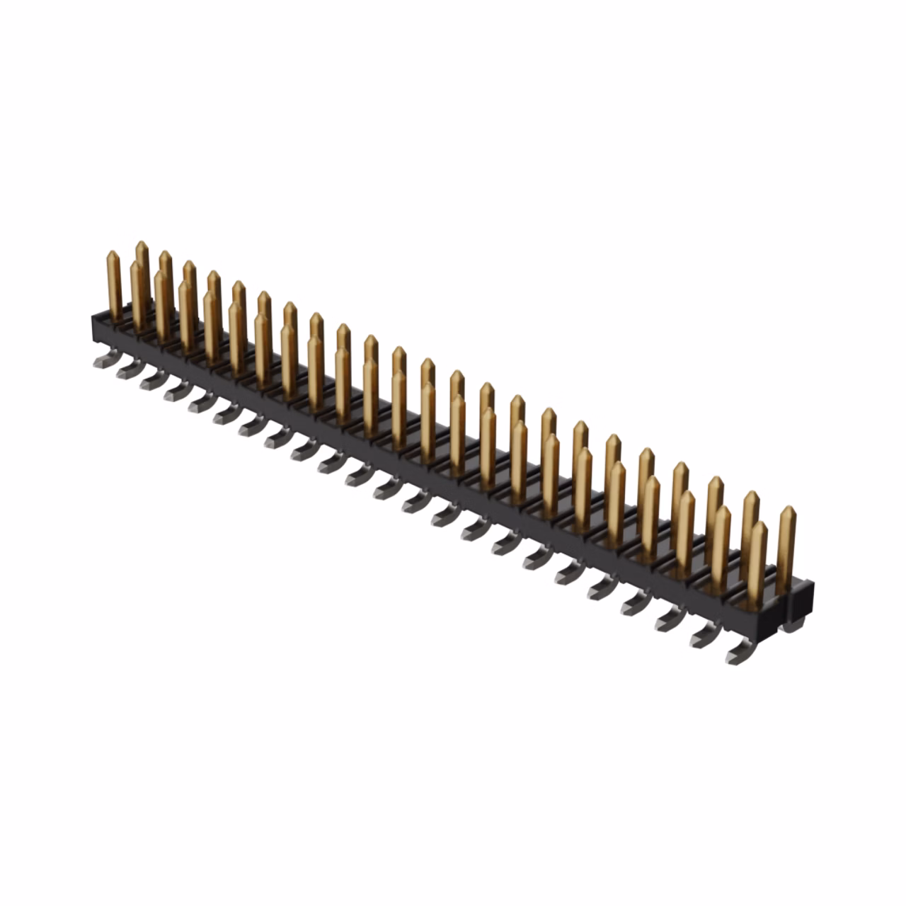 Milli-Grid Header, Vertical, Surface Mount, 46 Circuits, 0.76µm Gold (Au) Plating, Mating Pin Length 3.80mm, Tube, Lead-Free for sale