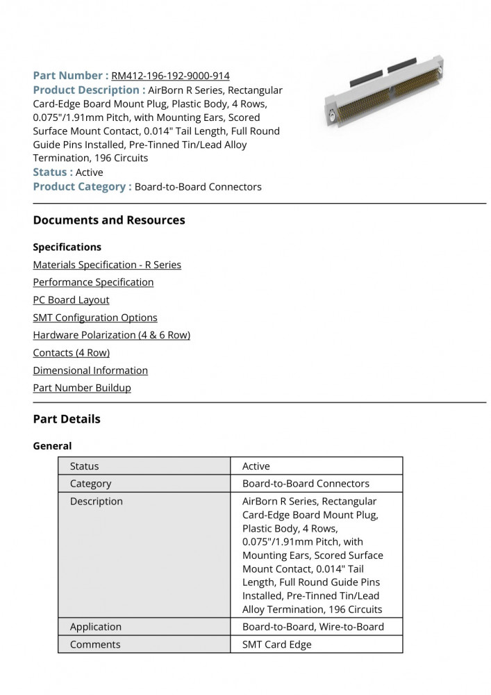 RM412-196-192-9000-914 technical document image 1