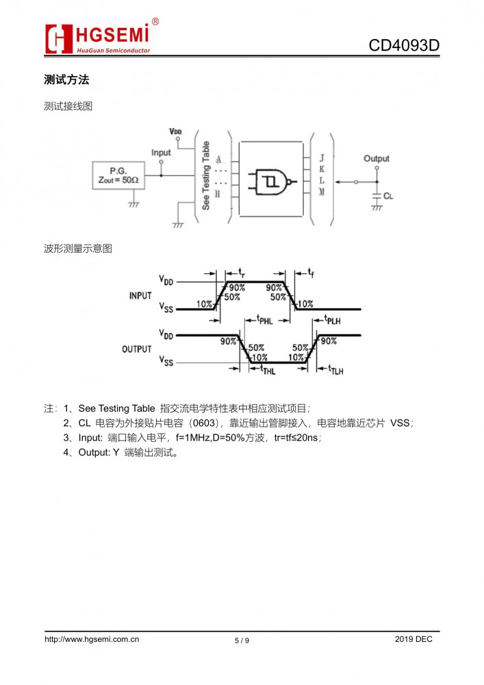 CD4093DMT/TR datasheet page 5