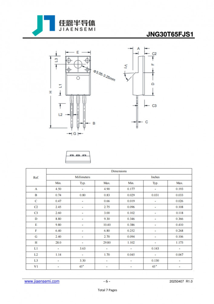 JNG30T65FJS1 datasheet page 6