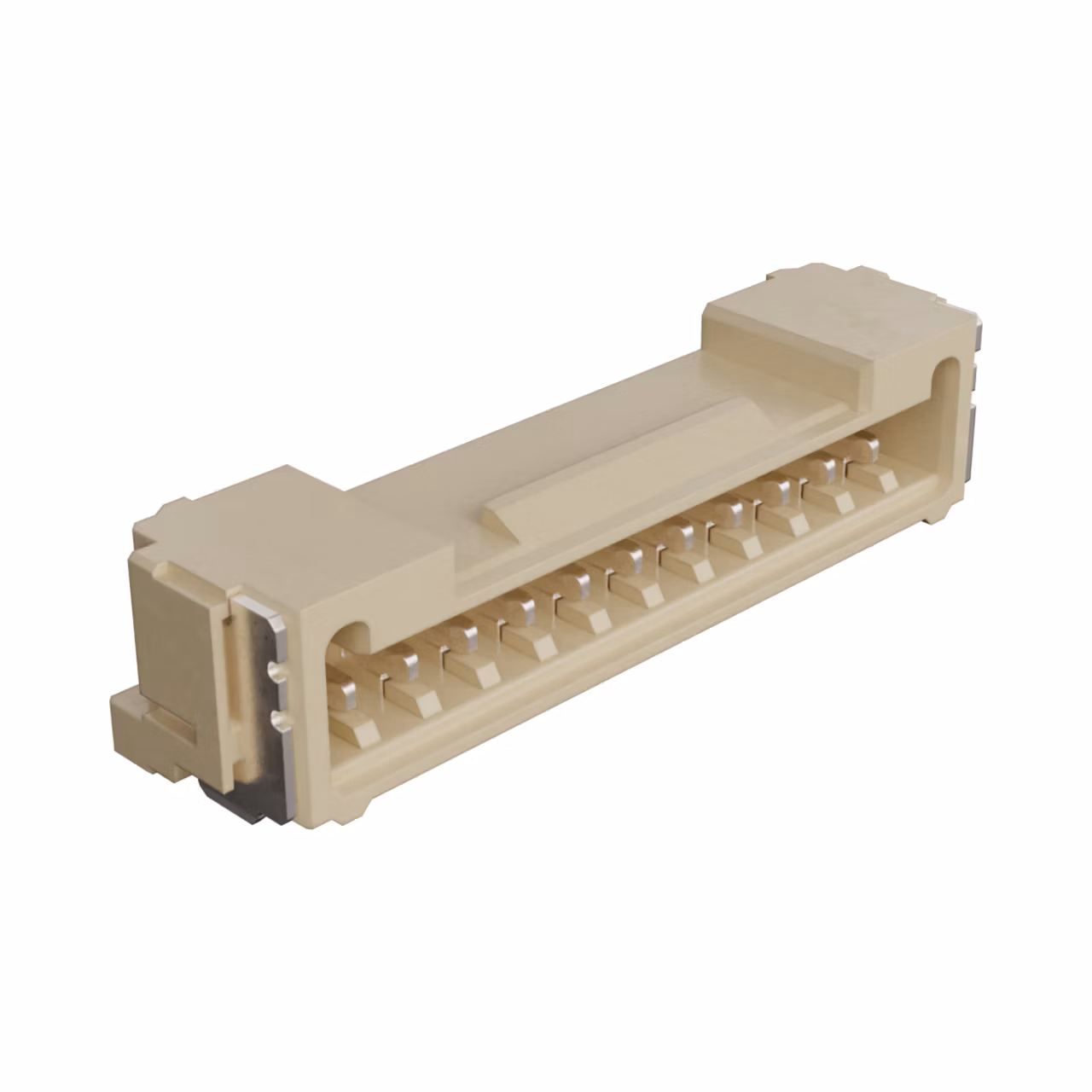 Micro-Lock 1.25mm Pitch Single-Row Right-Angle Header, Beige, 11 Circuits for sale