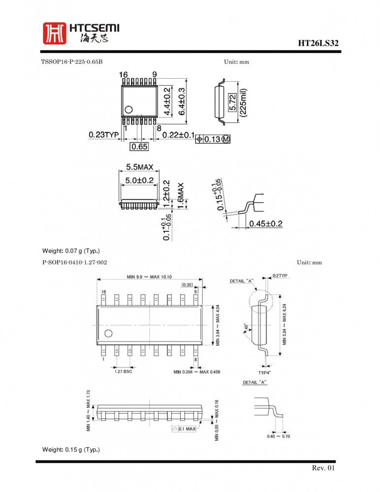 HT26LS32ARZ datasheet page 7