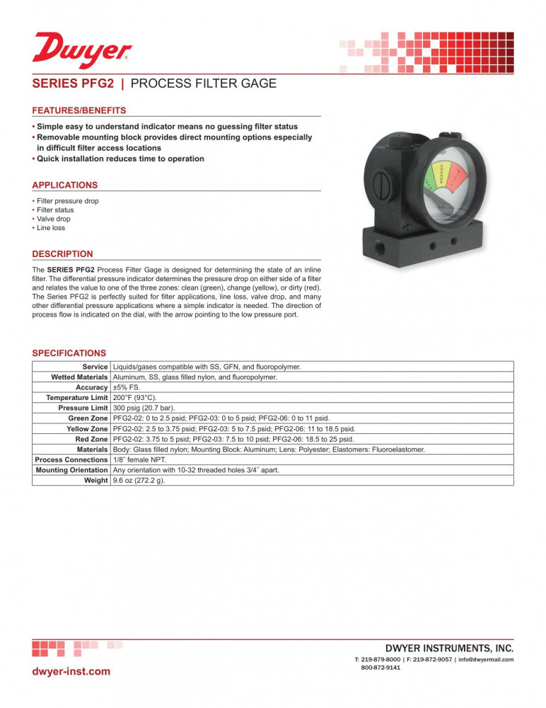 Supplied product documentation page 1