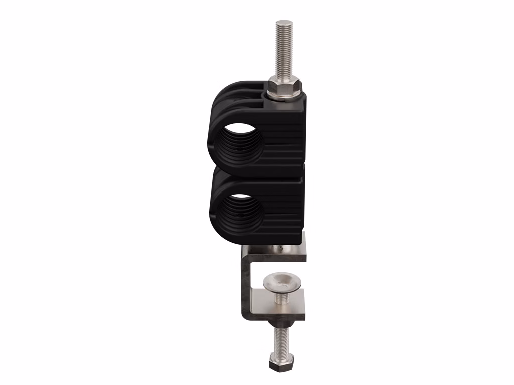 Single Side, 2-Hole, Feeder Clamp for 5/8