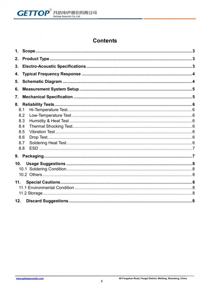 Gettop BUM1045L-N373-C1033 specification page 3