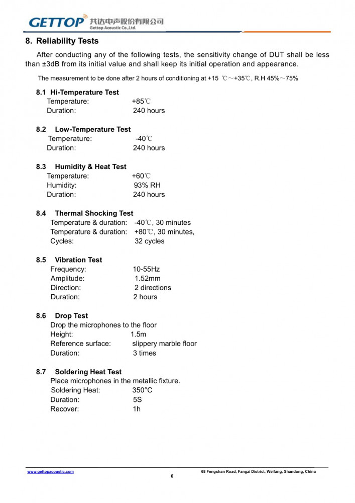 Gettop BUM1045L-N373-C1033 specification page 7