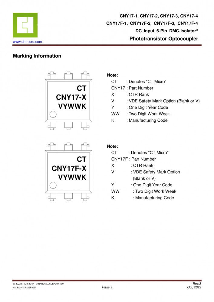 CNY17 datasheet page 9