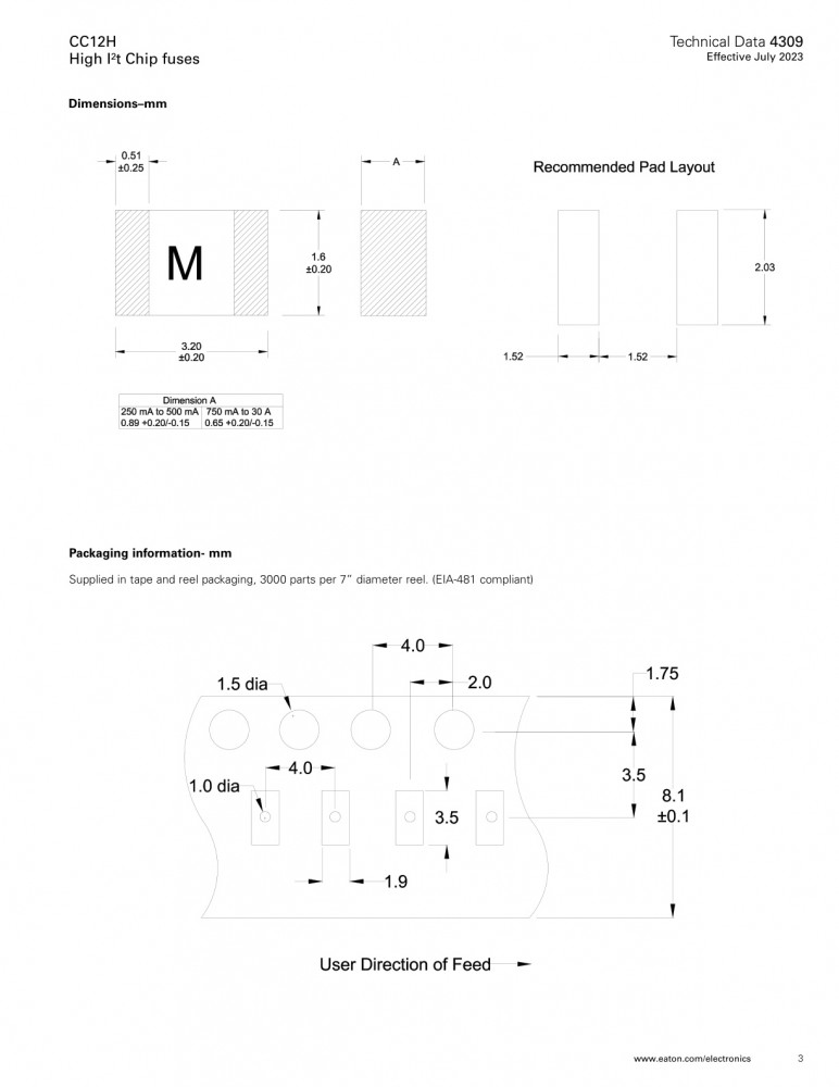 EATON CC12H4A-TR datasheet page 3