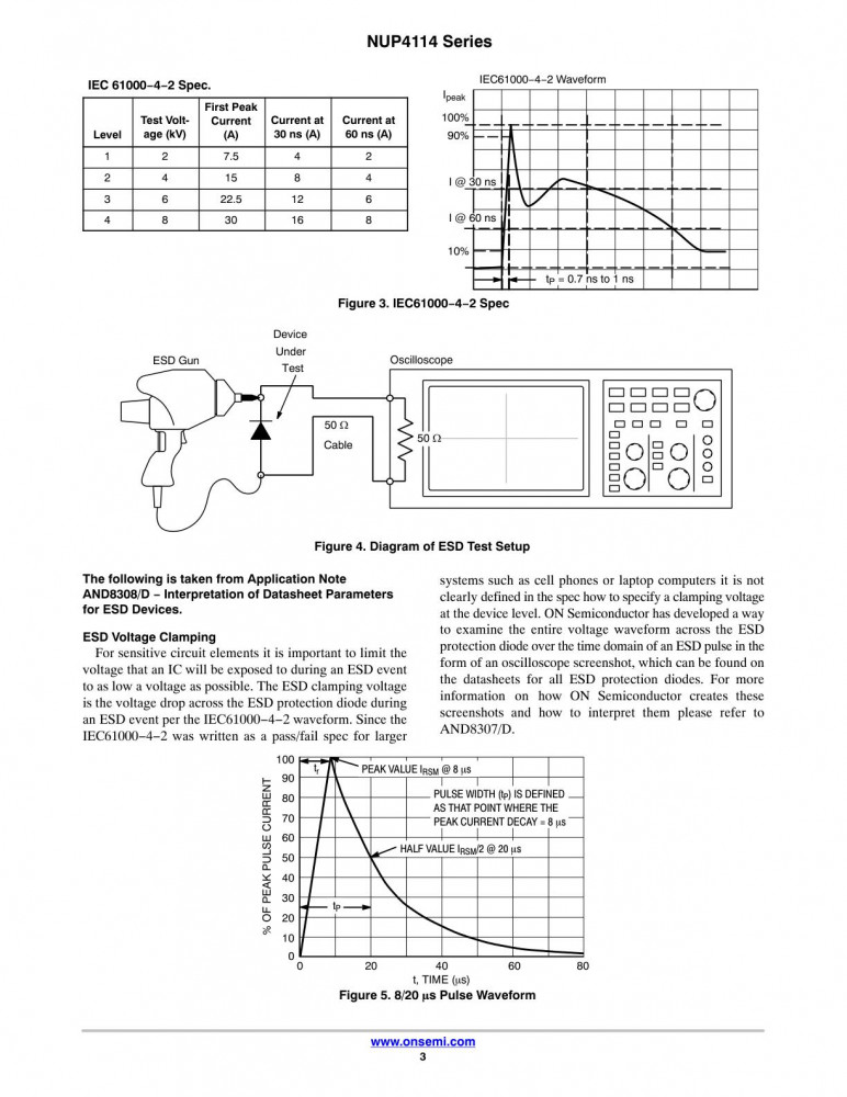 NUP4114 datasheet page 3