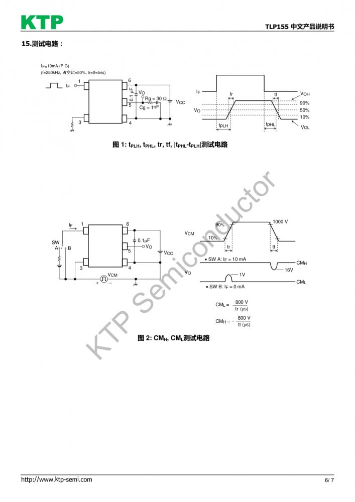 TLP155 technical document page 6