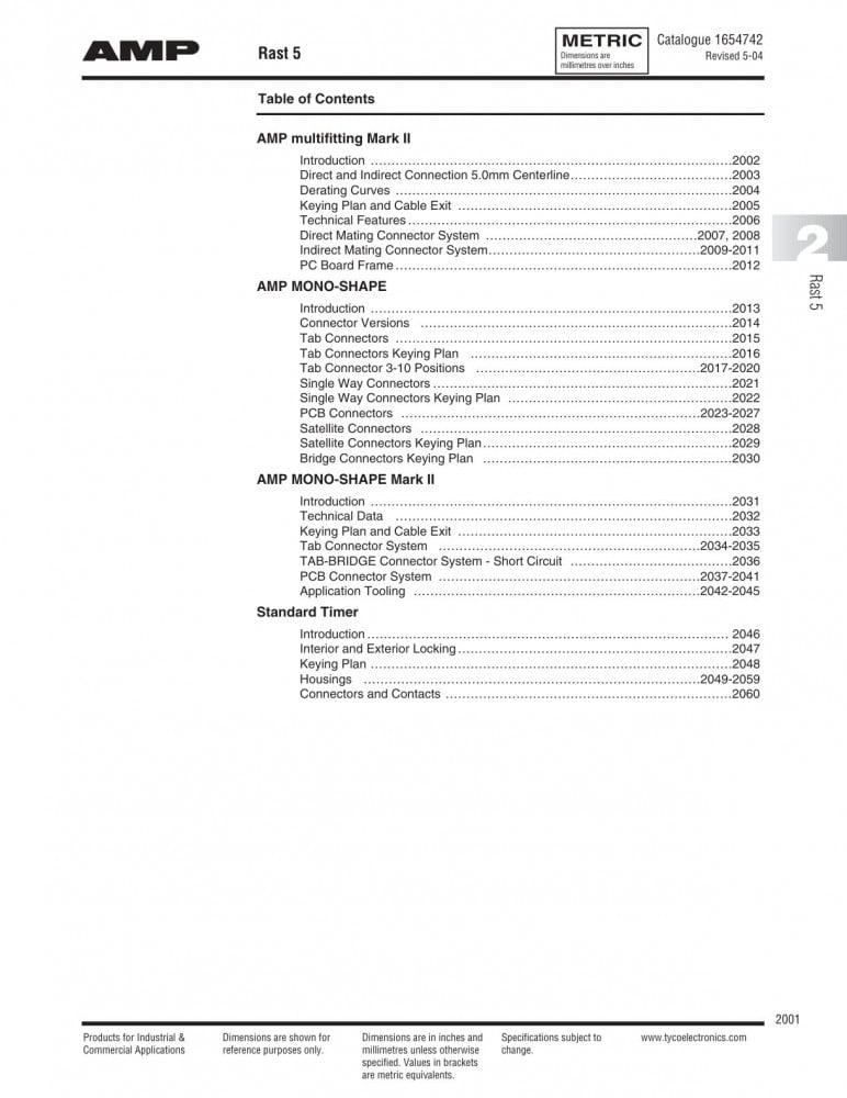 TE Connectivity 1-141175-1 technical document page 1