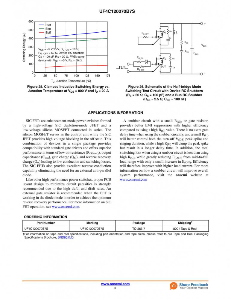 UF4C120070B7S datasheet page 8