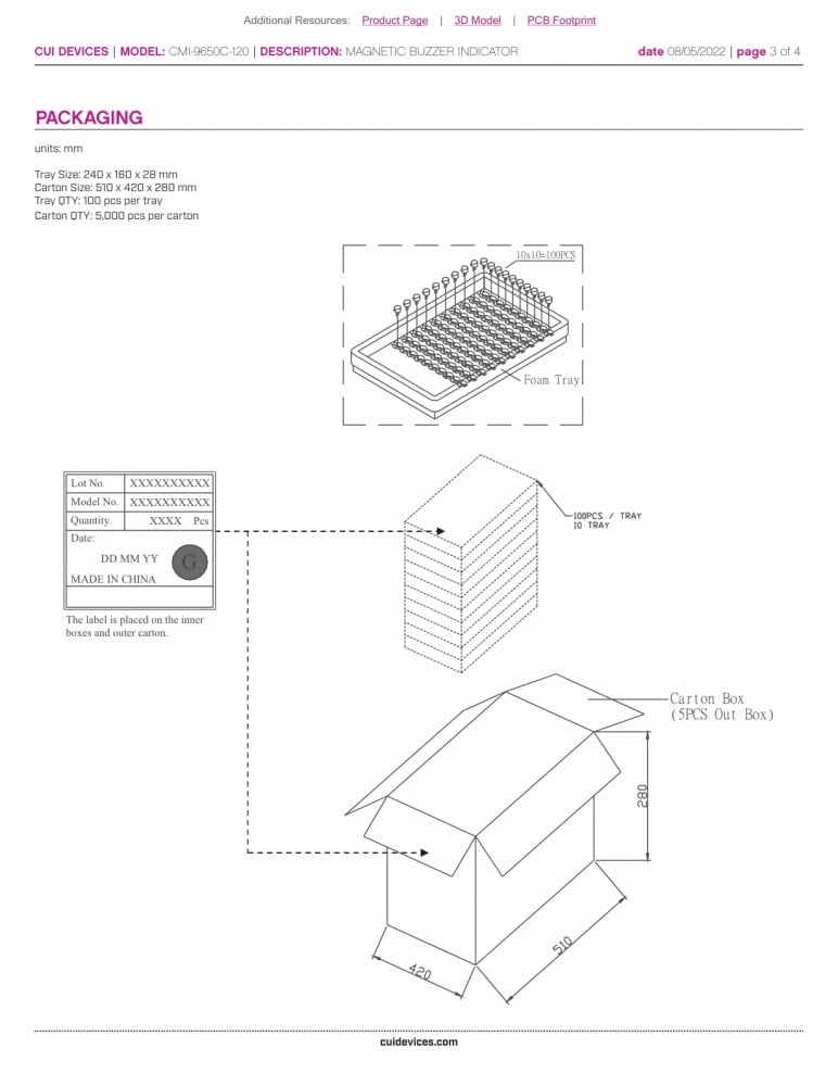 CMI-9650C-120 datasheet page 3