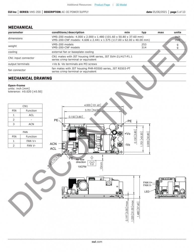 VMS-200-24 datasheet page 5