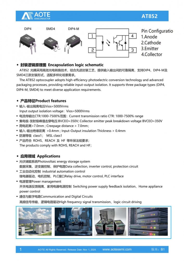 AT852 datasheet page 2