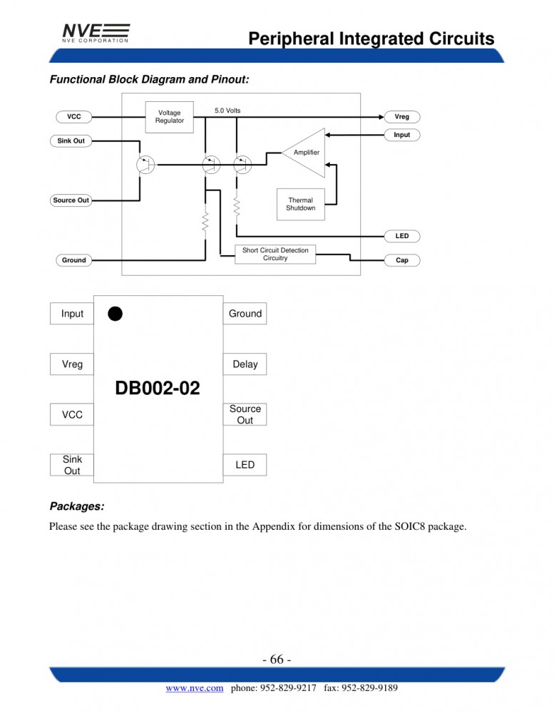 NVE DB002-02E documentation page 6