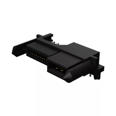 EXTreme LPHPower Receptacle Header, Right-Angle, 2 Power Contacts, 20 Signal Contacts, Select Gold (Au) Plating, for 1.57mm Thick PC Board, with Guide Posts and Press-fit Plastic Pegs for sale