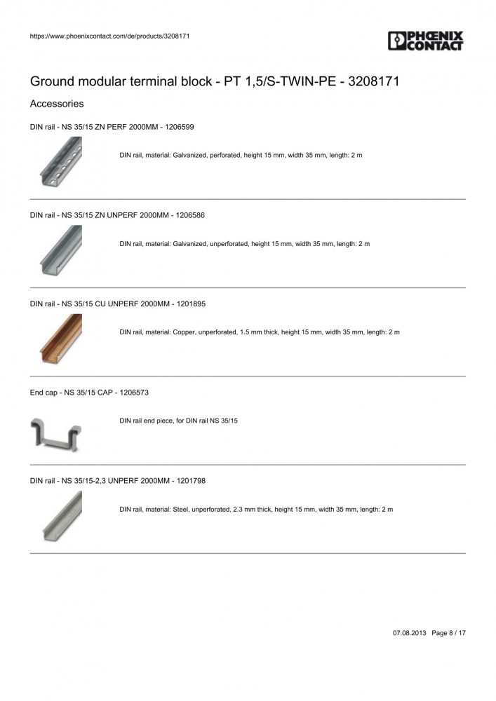 PT 1,5/S-TWIN-PE 3208171 technical document page 8