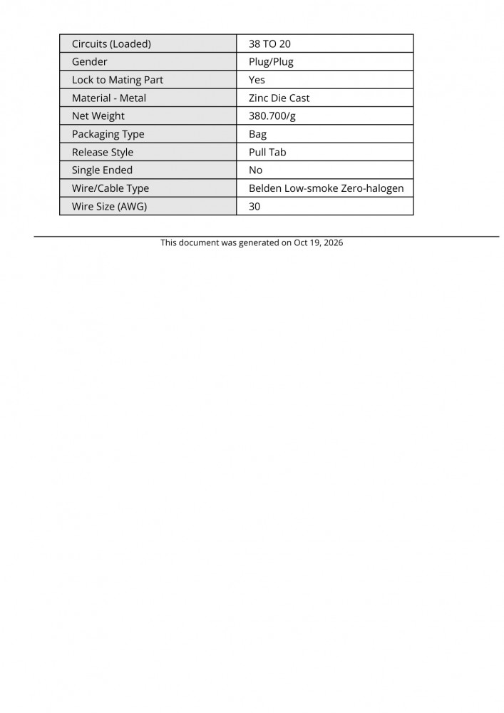 Molex product specification document page 3