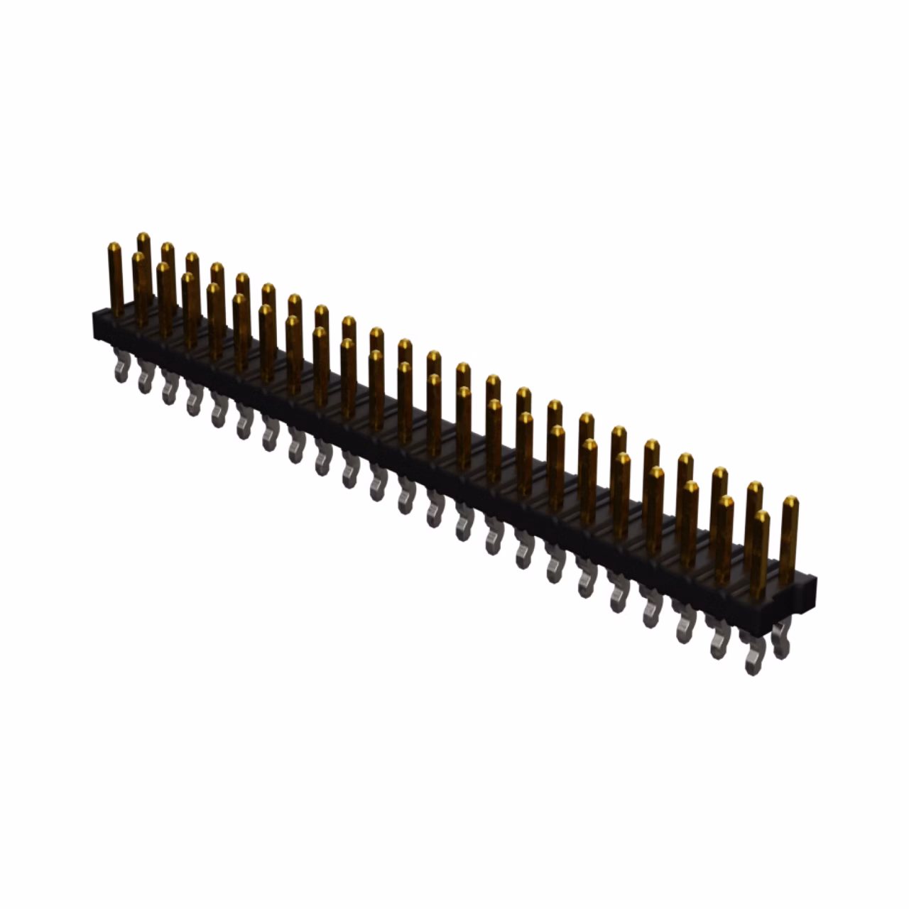 2.00mm Pitch Milli-Grid Straddle Mount Header, 46 Circuits, 0.38µm Gold (Au) Selective Plating, Lead-Free for sale