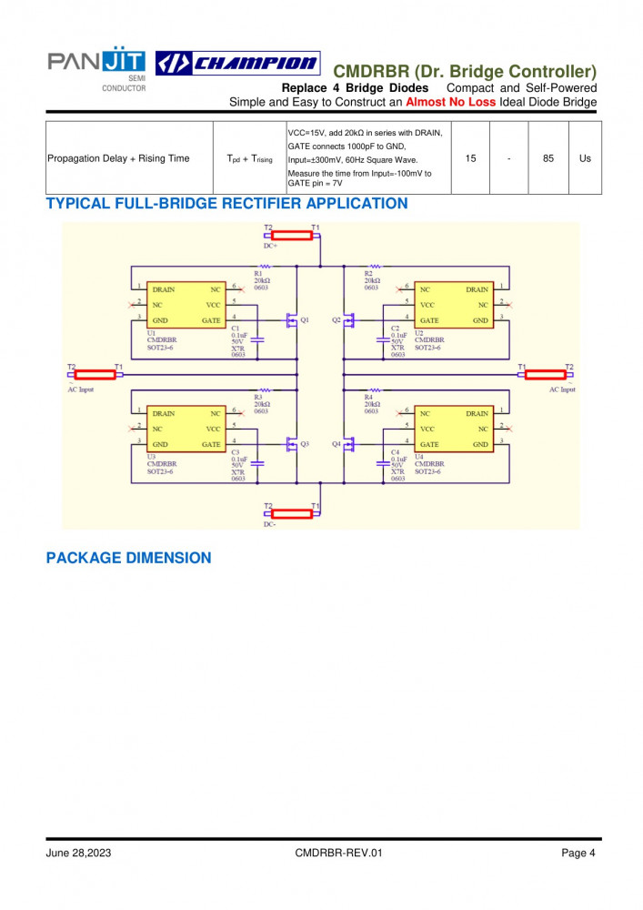 CMDRBR datasheet page 4