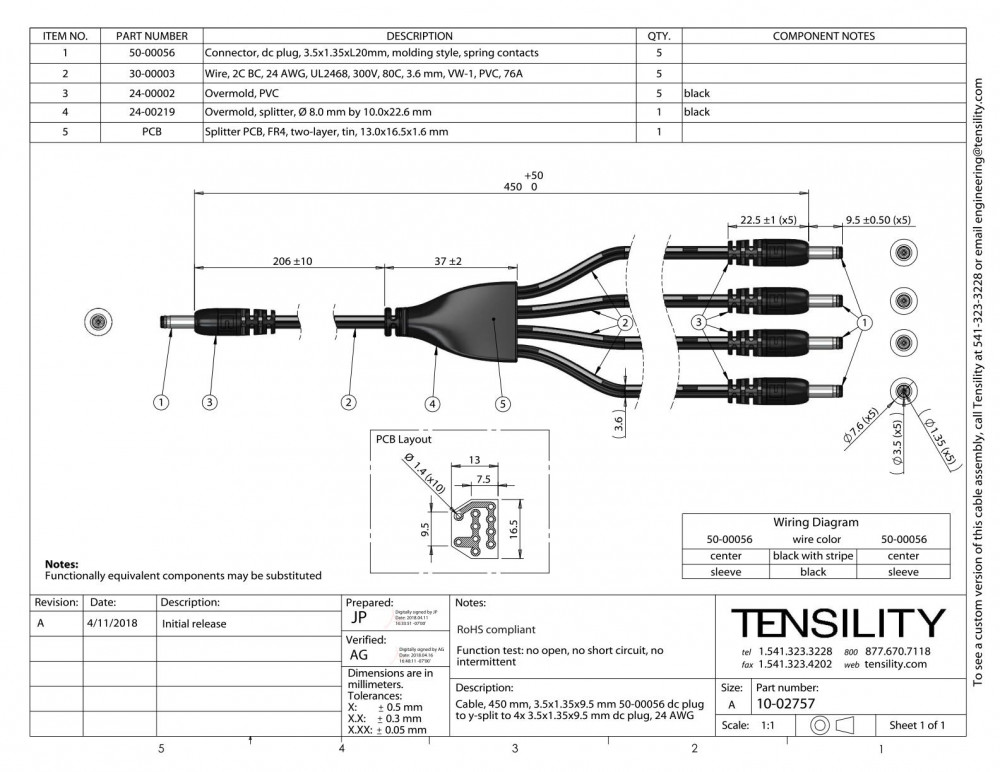 Tensility 10-02757 product drawing
